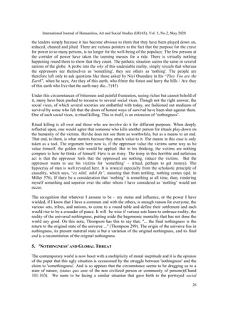 AN EXISTENTIAL APPROACH TO 'NOTHINGNESS': TOWARDS A GLOBAL HARMONY | PDF