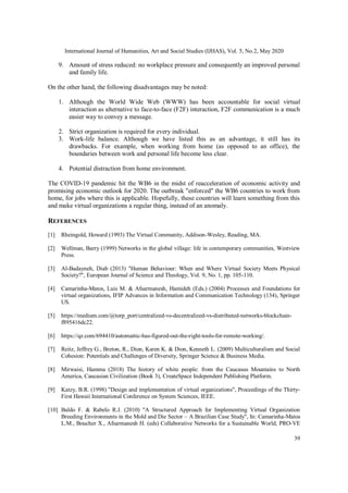 IMPLEMENTING VIRTUAL ORGANIZATIONS IN THE WESTERN BALKAN COUNTRIES (WB6 ...