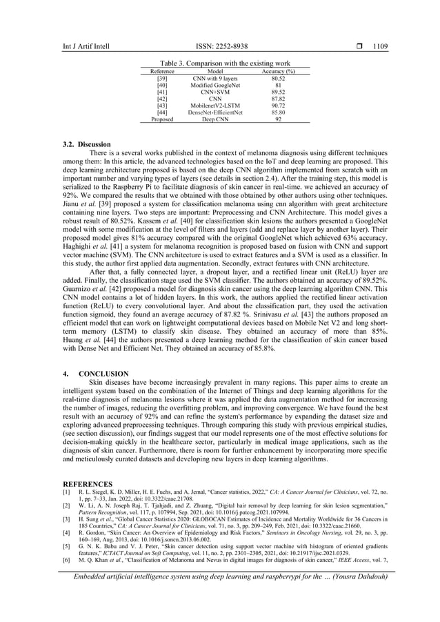 Embedded Artificial Intelligence System Using Deep Learning And