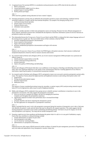 Test bank Alexander’s Care of the Patient in Surgery 16th Edition ...