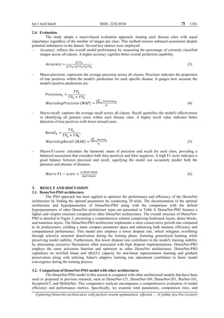 Exploring DenseNet architectures with particle swarm optimization ...