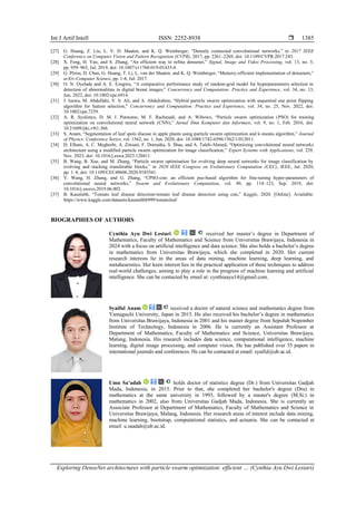 Exploring DenseNet architectures with particle swarm optimization ...