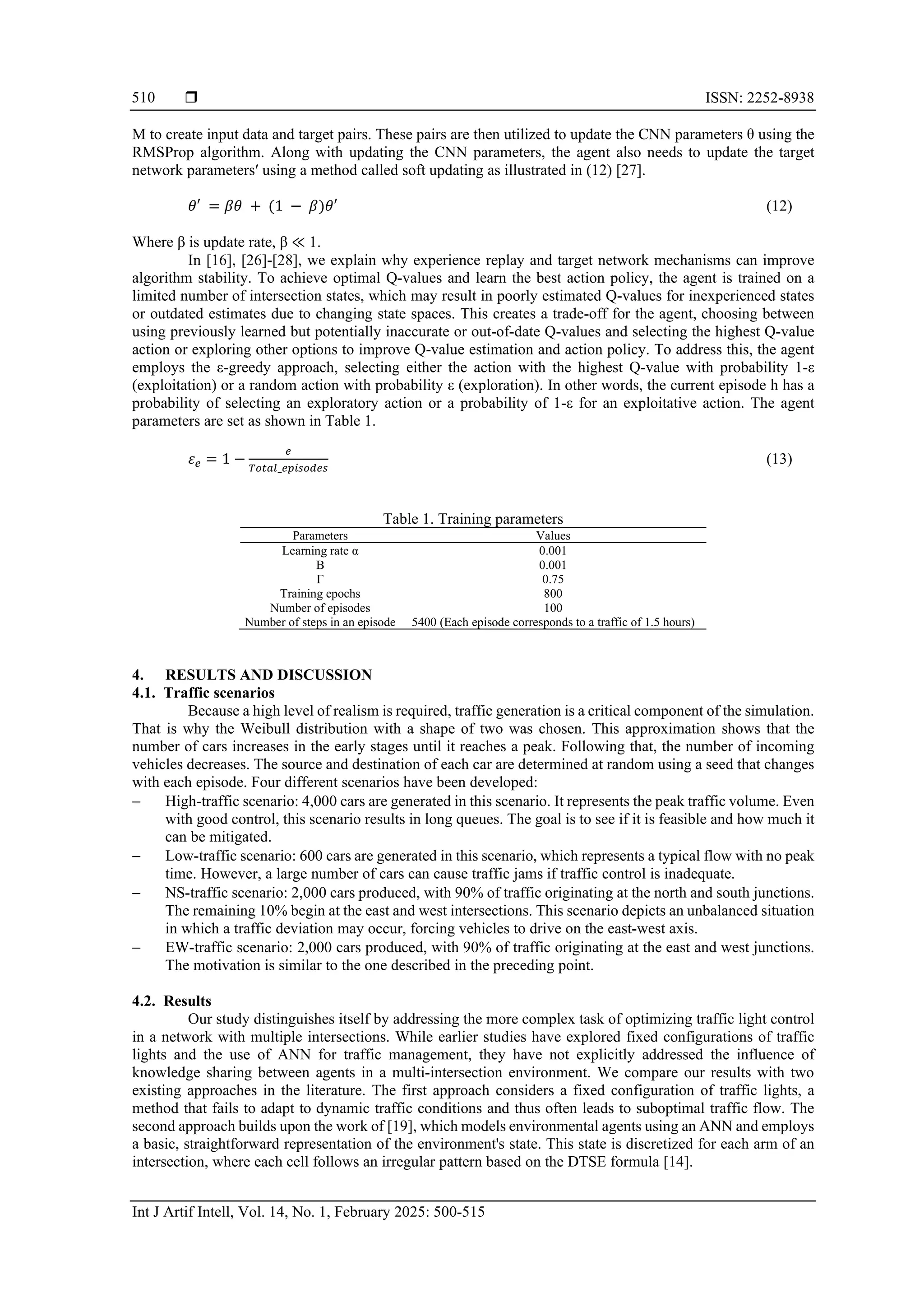 Enhancing traffic flow through multi-agent reinforcement learning for adaptive traffic light ...