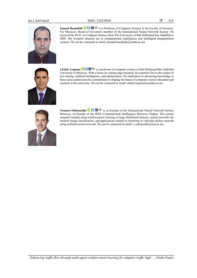 Enhancing traffic flow through multi-agent reinforcement learning for adaptive traffic light ...