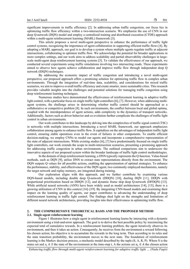 Enhancing traffic flow through multi-agent reinforcement learning for adaptive traffic light ...