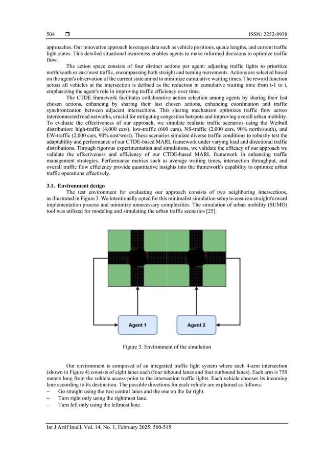 Enhancing traffic flow through multi-agent reinforcement learning for adaptive traffic light ...