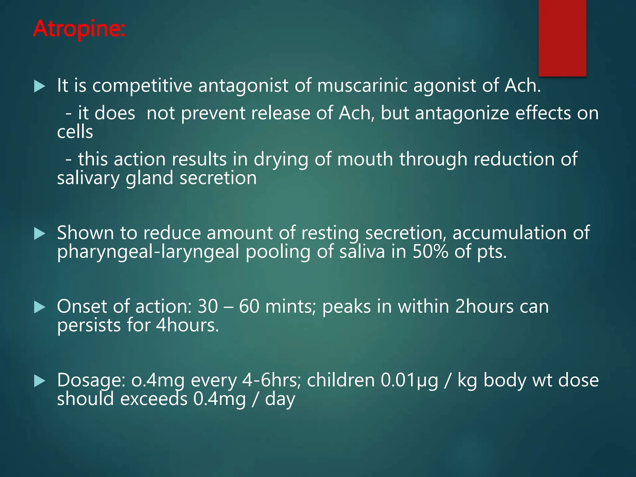 Sialogogues-Anti-sailogogues a detailed presentation | PPTX