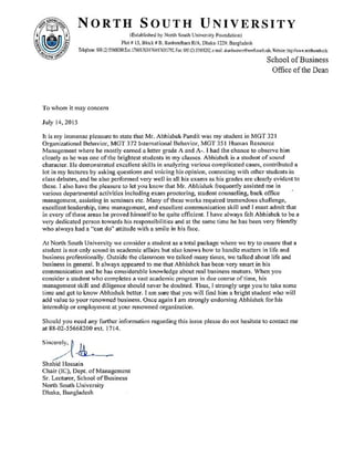 Recommendation Letter | PDF