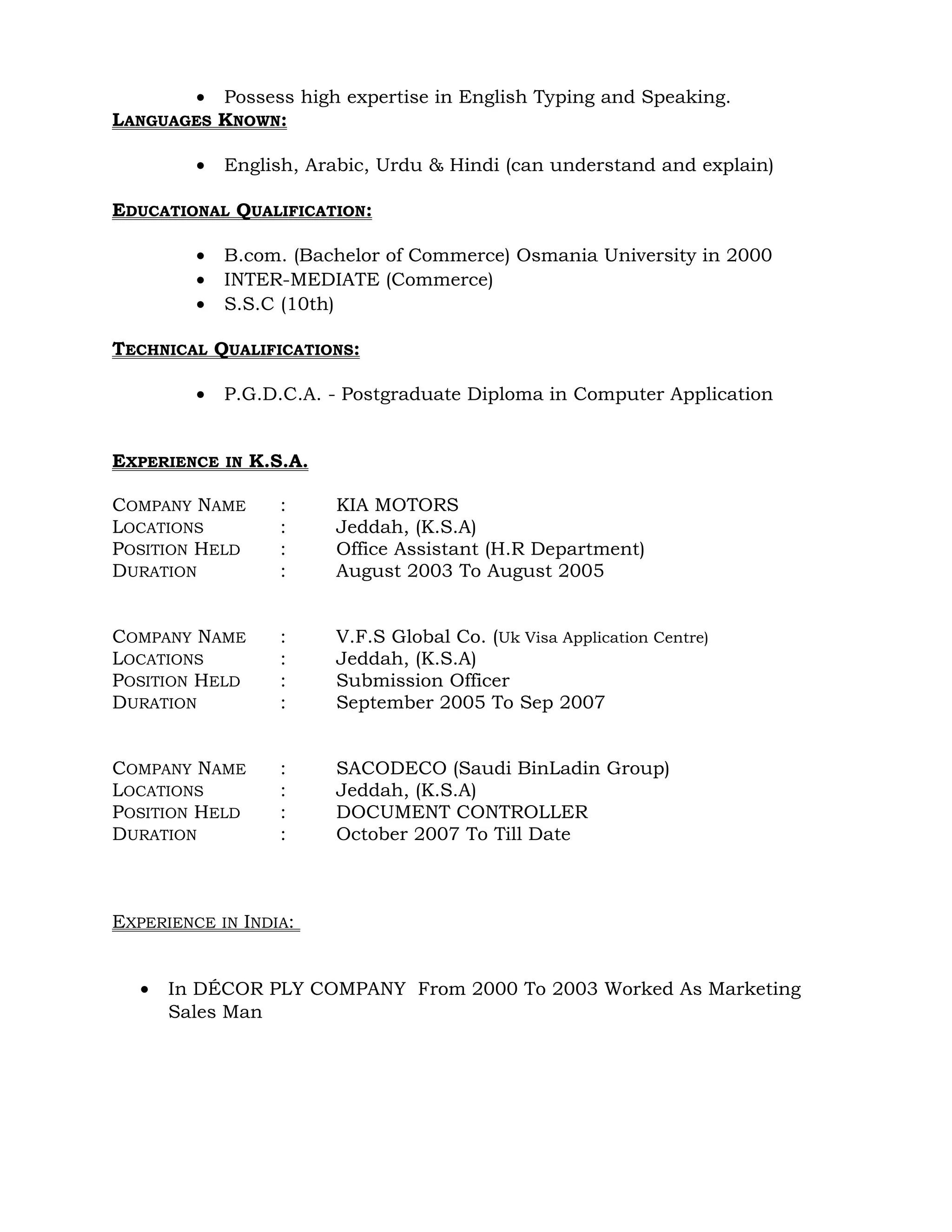 CV FAHIM NEW | PDF