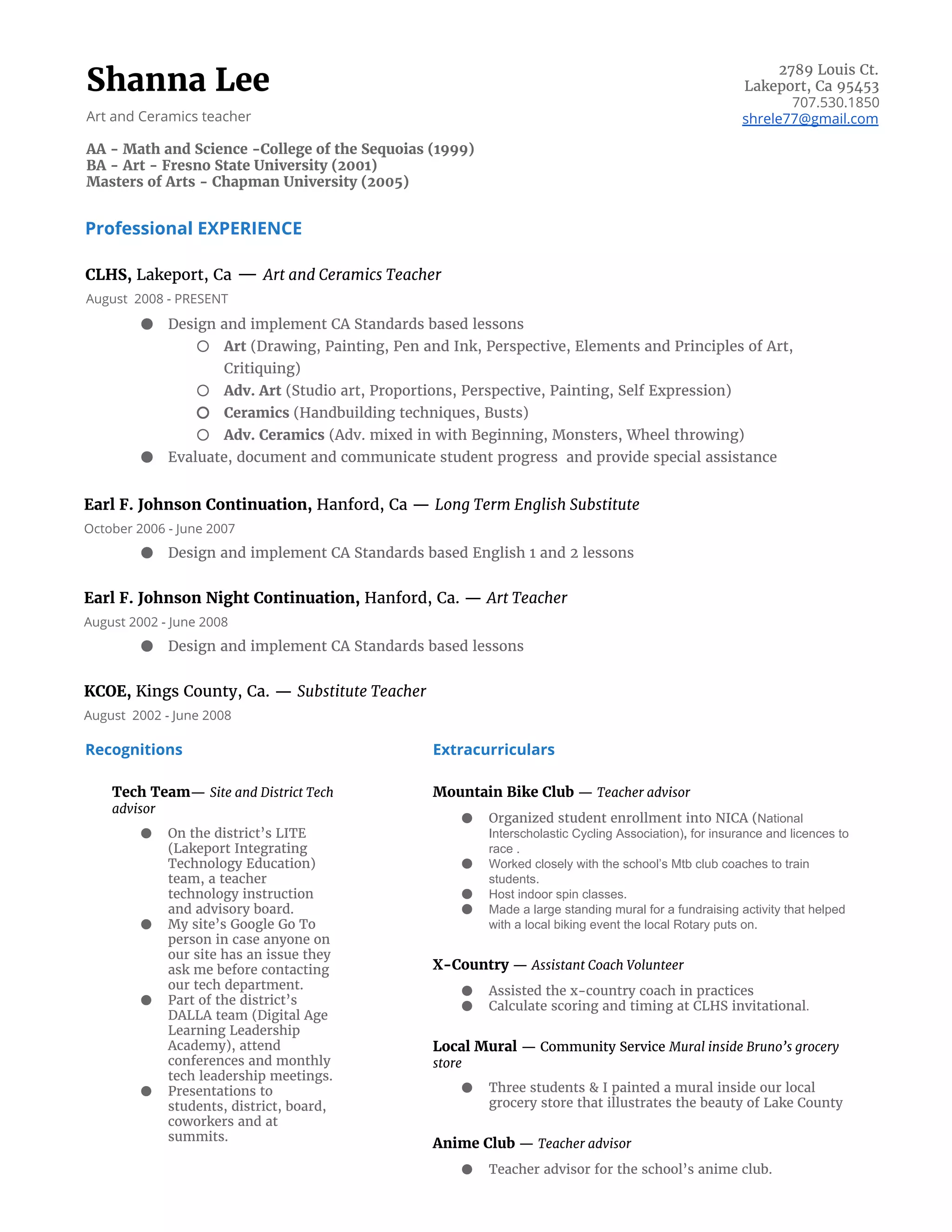 Resume (1) | PDF