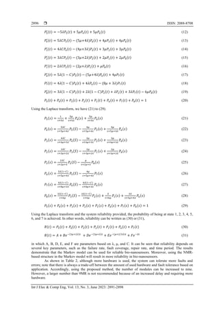 Improving the reliability in bio-nanosensor modules using hardware redundancy techniques | PDF