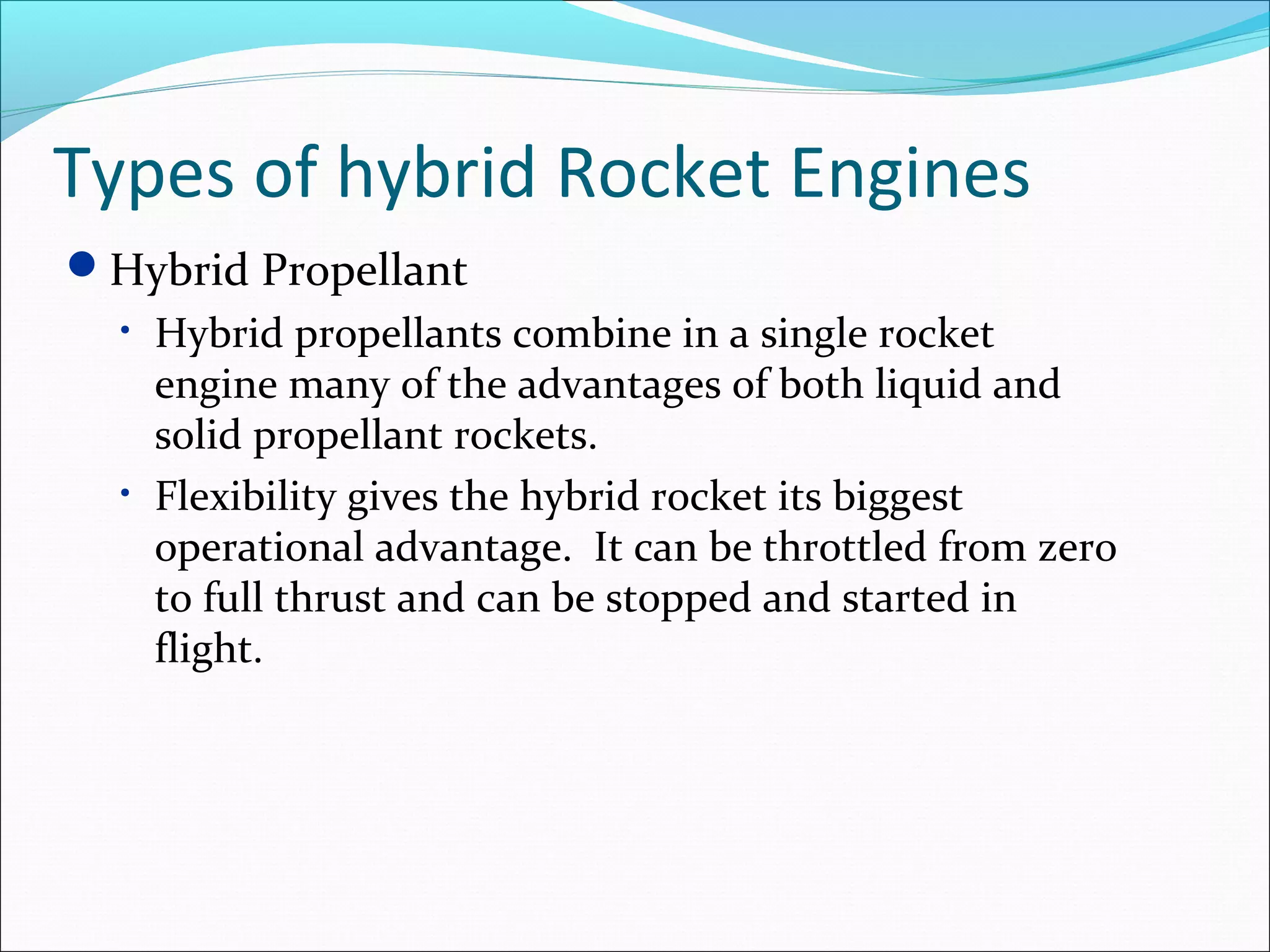 rocket propellent ppt | PPT