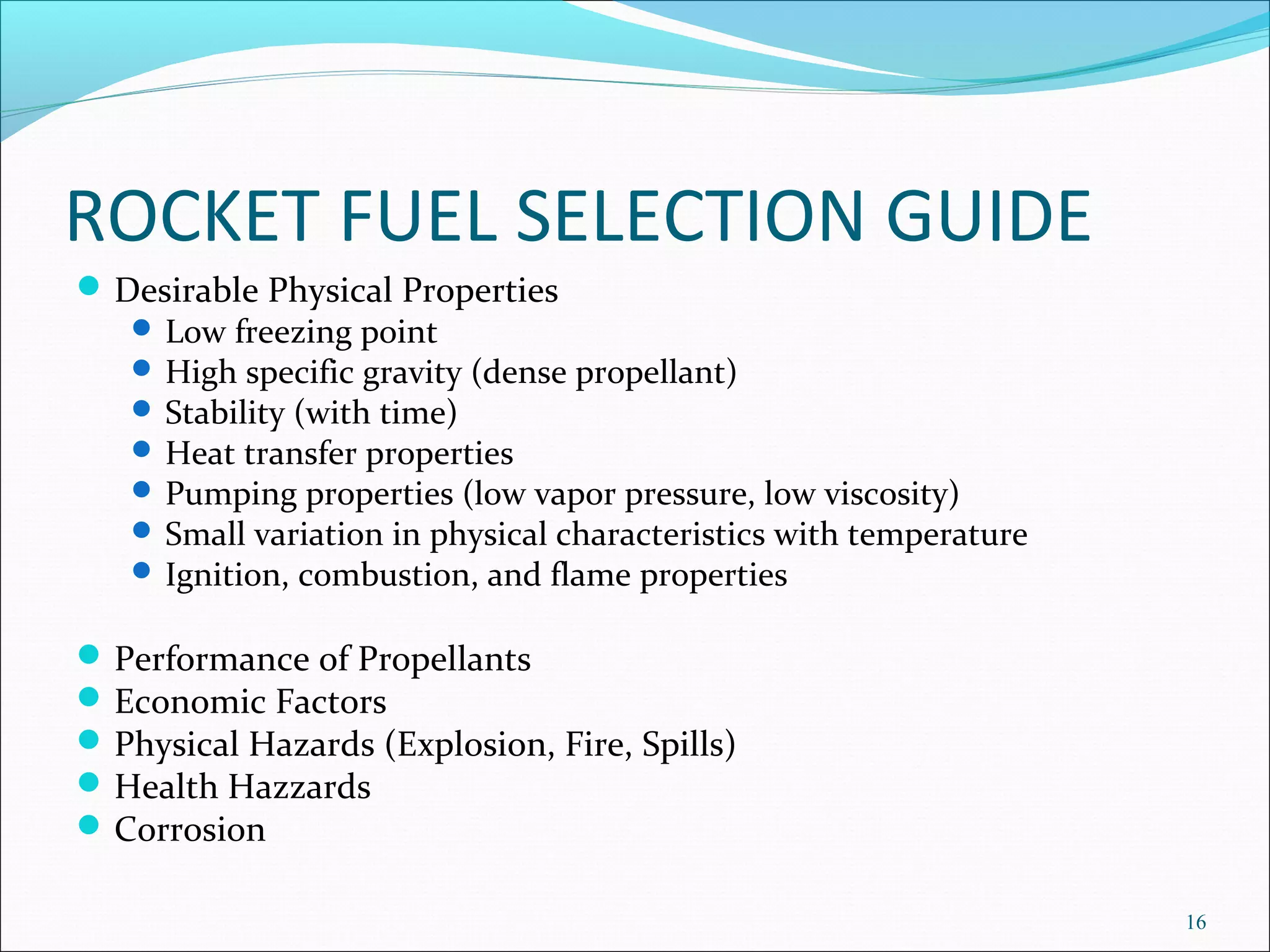 rocket propellent ppt | PPT