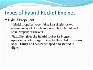 rocket propellent ppt | PPT