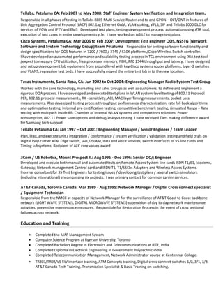 PrasadResume | PDF | Computer Networking | Computing