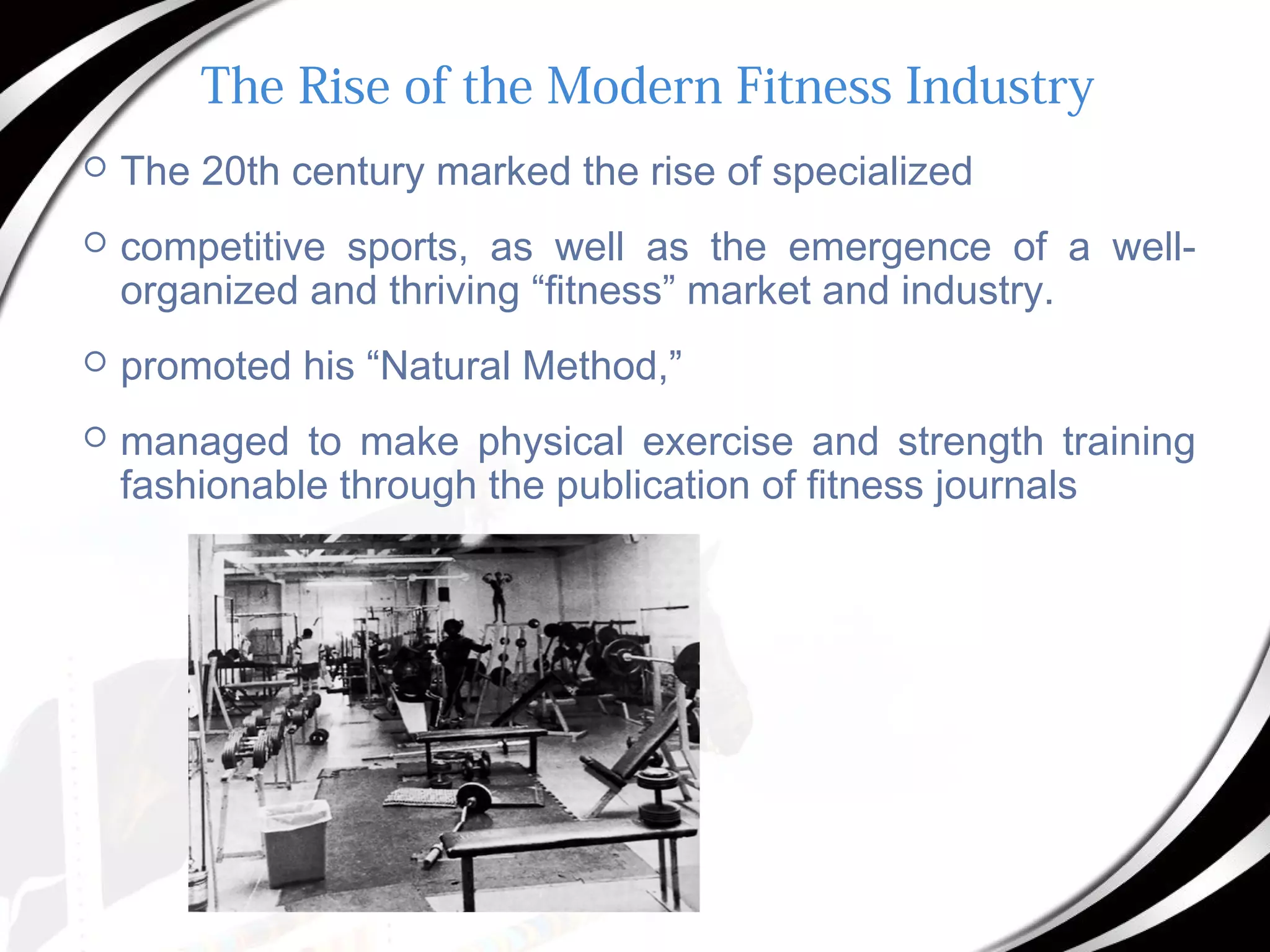 evolution of fitness and aerobics | PPT