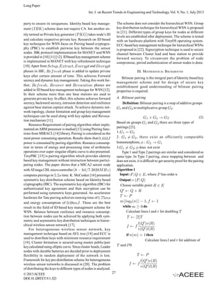 Hierarchical Key Agreement Protocol for Wireless Sensor Networks | PDF