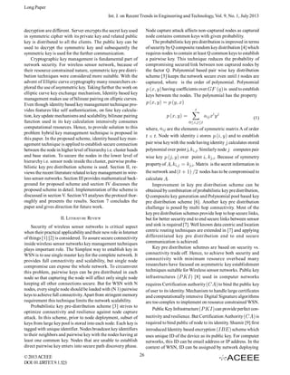 Hierarchical Key Agreement Protocol for Wireless Sensor Networks | PDF