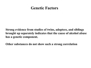 Substance Related Disorders | PPT