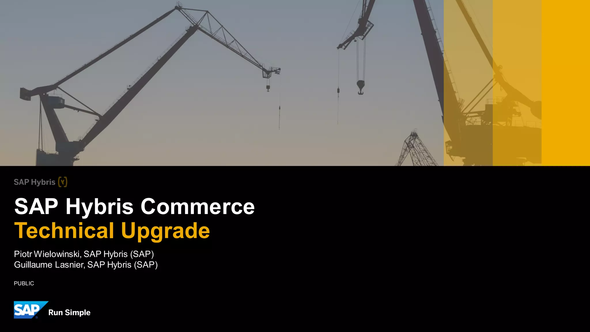 SAP Hybris Commerce Technical Upgrade | PPT