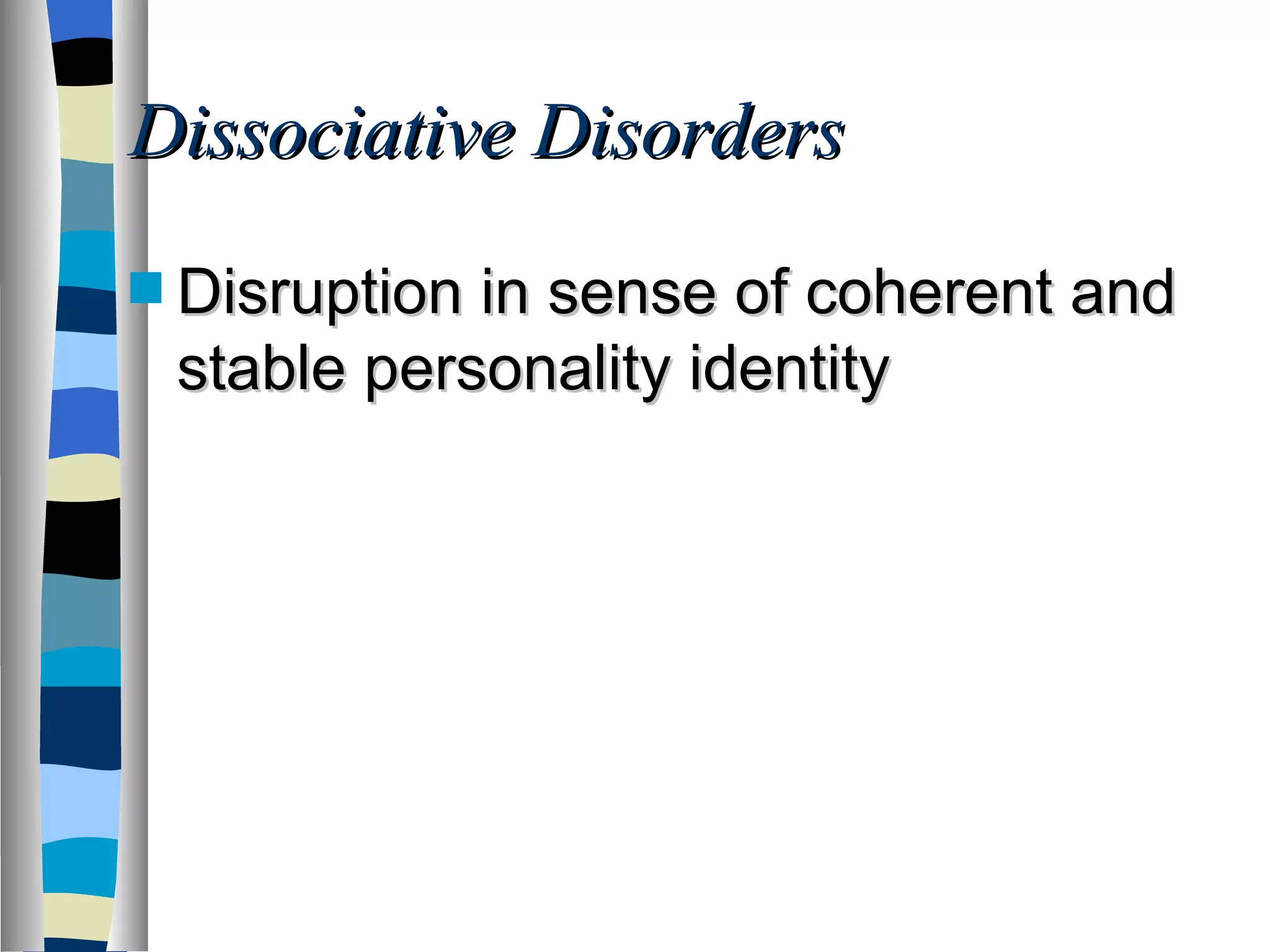 Somatoform And Factitious Disorders | PPT