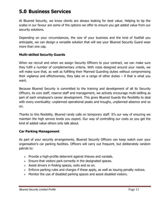 BLUERED COMPANY PROFILE, 2016 | PDF