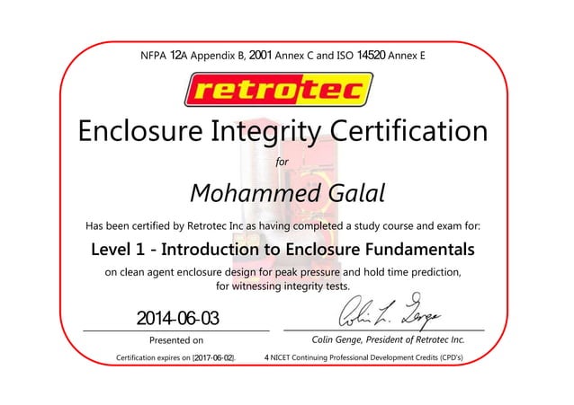 Level 1 Certificate | PPT