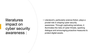 Cyber security and literature integration | PPT