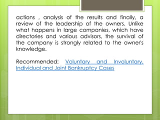 A couple considerations on voluntary and involuntary bankruptcy | PPT