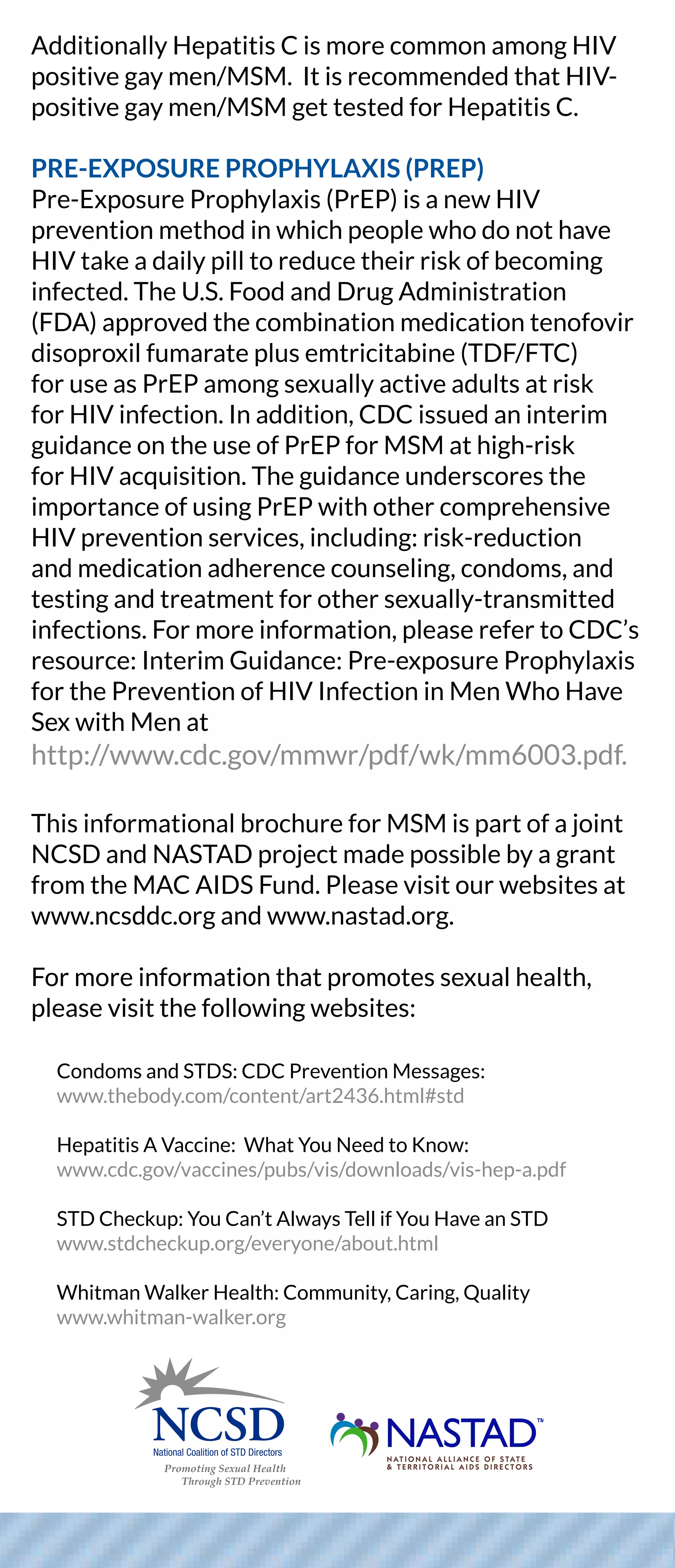 Optimal-Care-Checklist-MSM-Patient_JLH | PDF