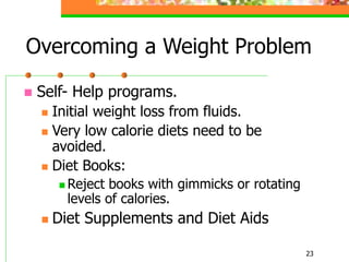 weight management project 1235239507.ppt