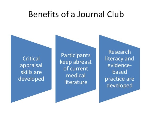 Launch Of Journal Club launch-of-journal-club