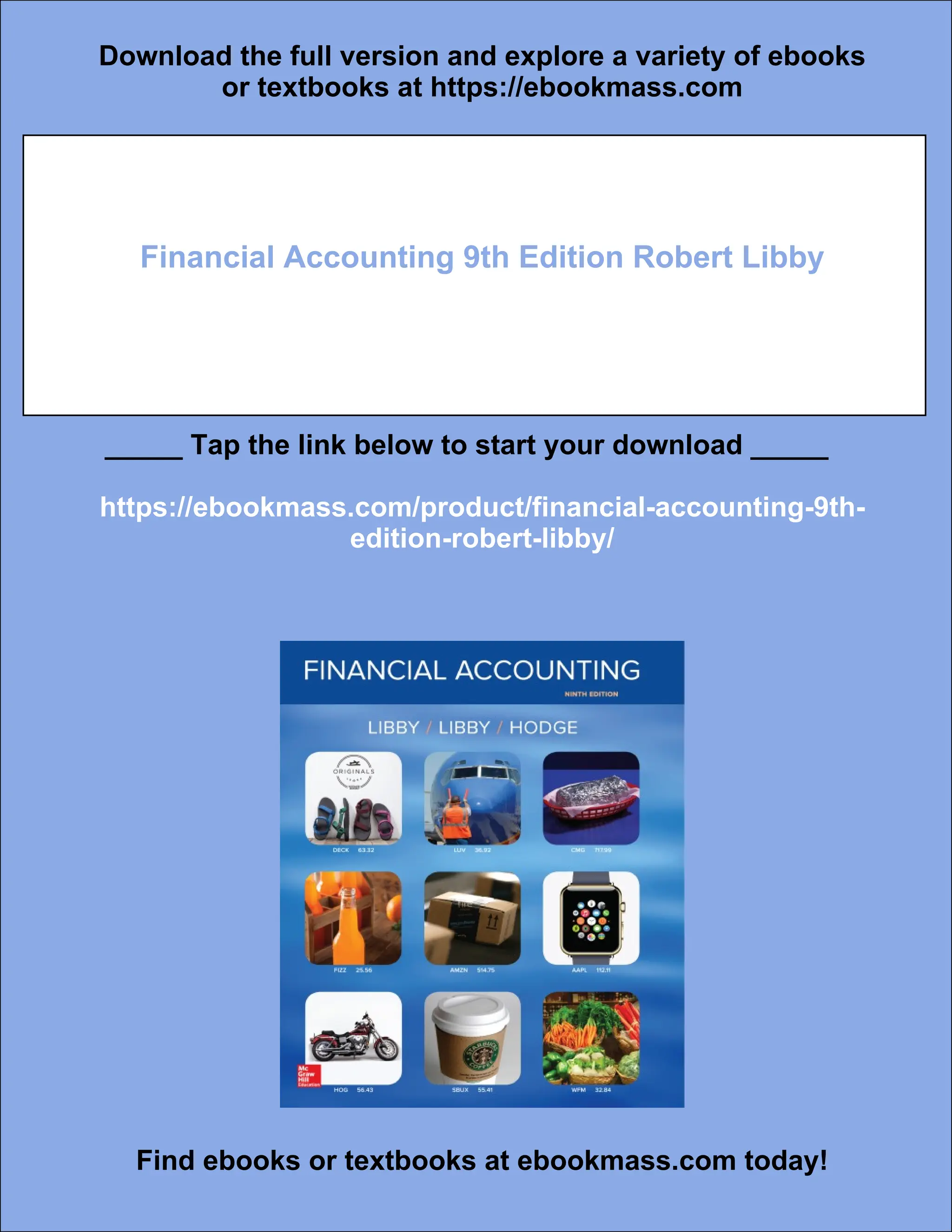 Financial Accounting 9th Edition Robert Libby | PDF