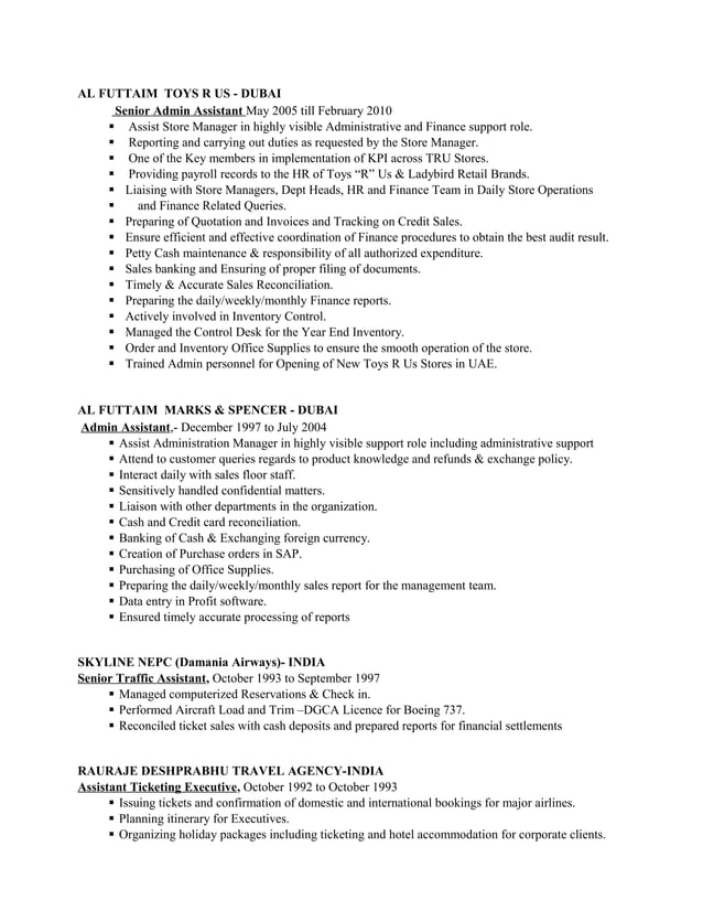 Resume -Maria Jennifer Barretto | PDF
