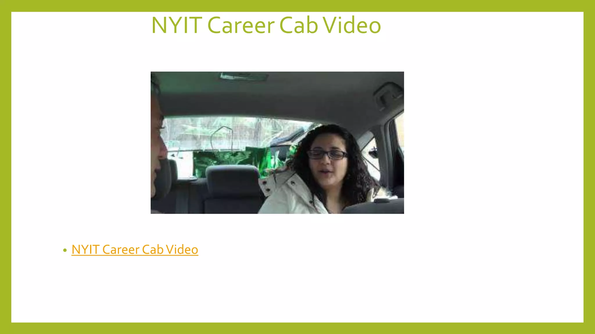 NYIT Career Cab PP | PPT