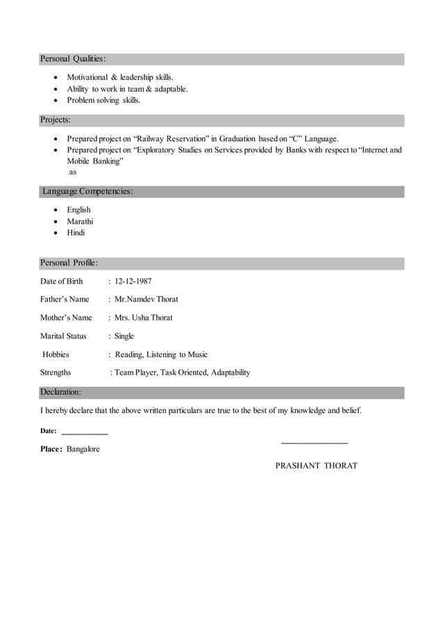 Prashant Resume | PDF