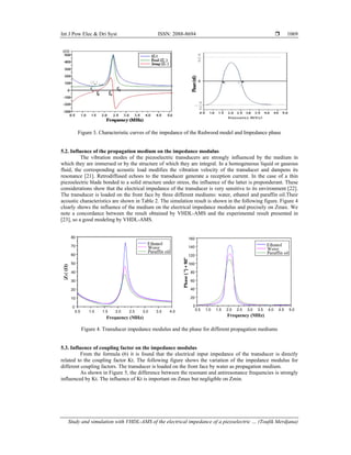 Study and simulation with VHDL-AMS of the electrical impedance of a ...
