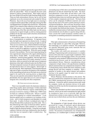 Silicon Photonics: A Solution for Ultra High Speed Data Transfer | PDF