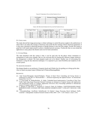 Automatic Real Time Auditorium Power Supply Control using Image Processing | PDF