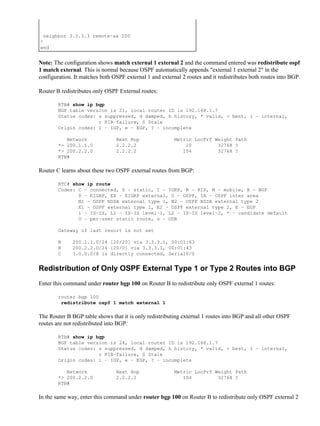 5242 bgp-ospf-redis | PDF | Internet | Computing