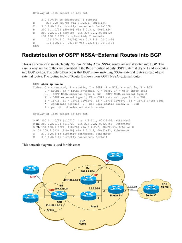 5242 bgp-ospf-redis | PDF | Internet | Computing