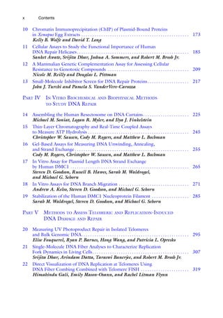 Dna Repair Methods And Protocols 1st Ed Lata Balakrishnan Jason A ...