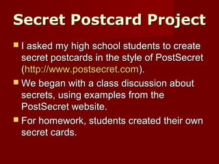 secret_postcard_project | PPT