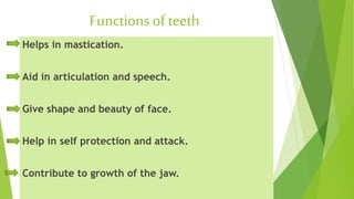 Introduction of tooth. | PPT