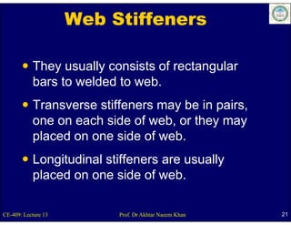 52436966 lecture-13-plate-girders | PDF