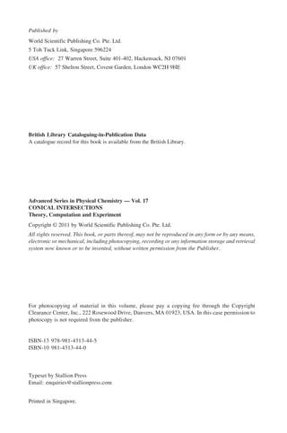 Conical Intersections Theory Computation And Experiment Yarkony | PDF