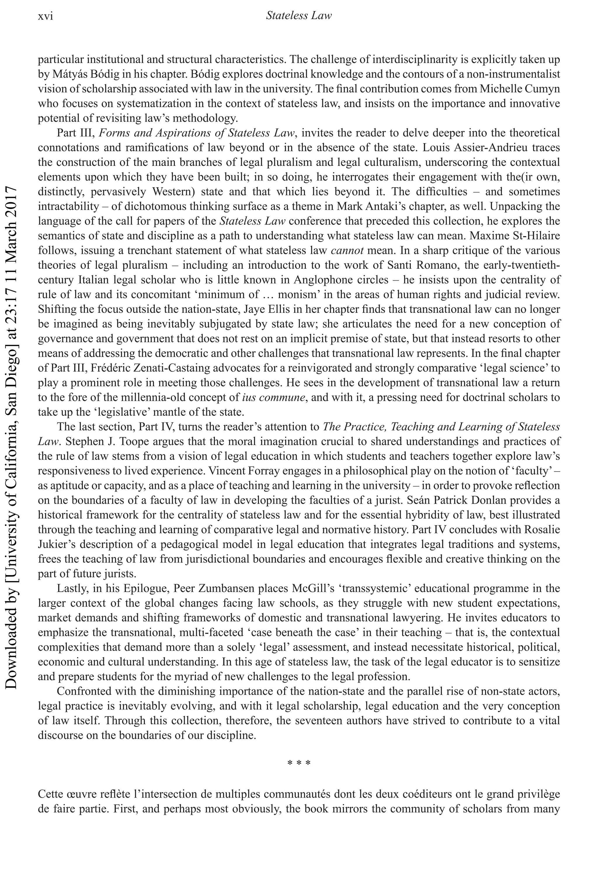 Stateless Law Evolving Boundaries Of A Discipline Helge Dedek | PDF