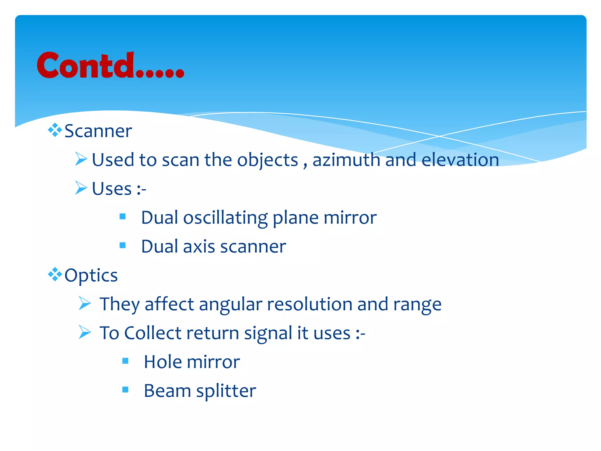light-detection-and-ranging(lidar) | PPTX