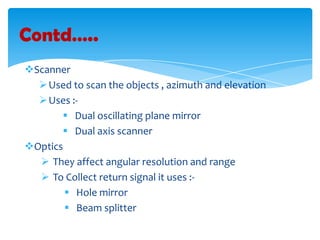 light-detection-and-ranging(lidar) | PPTX