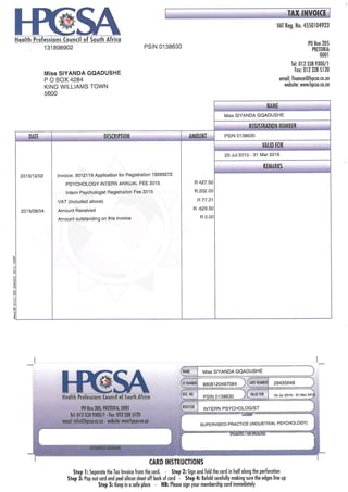 HPCSA | PDF